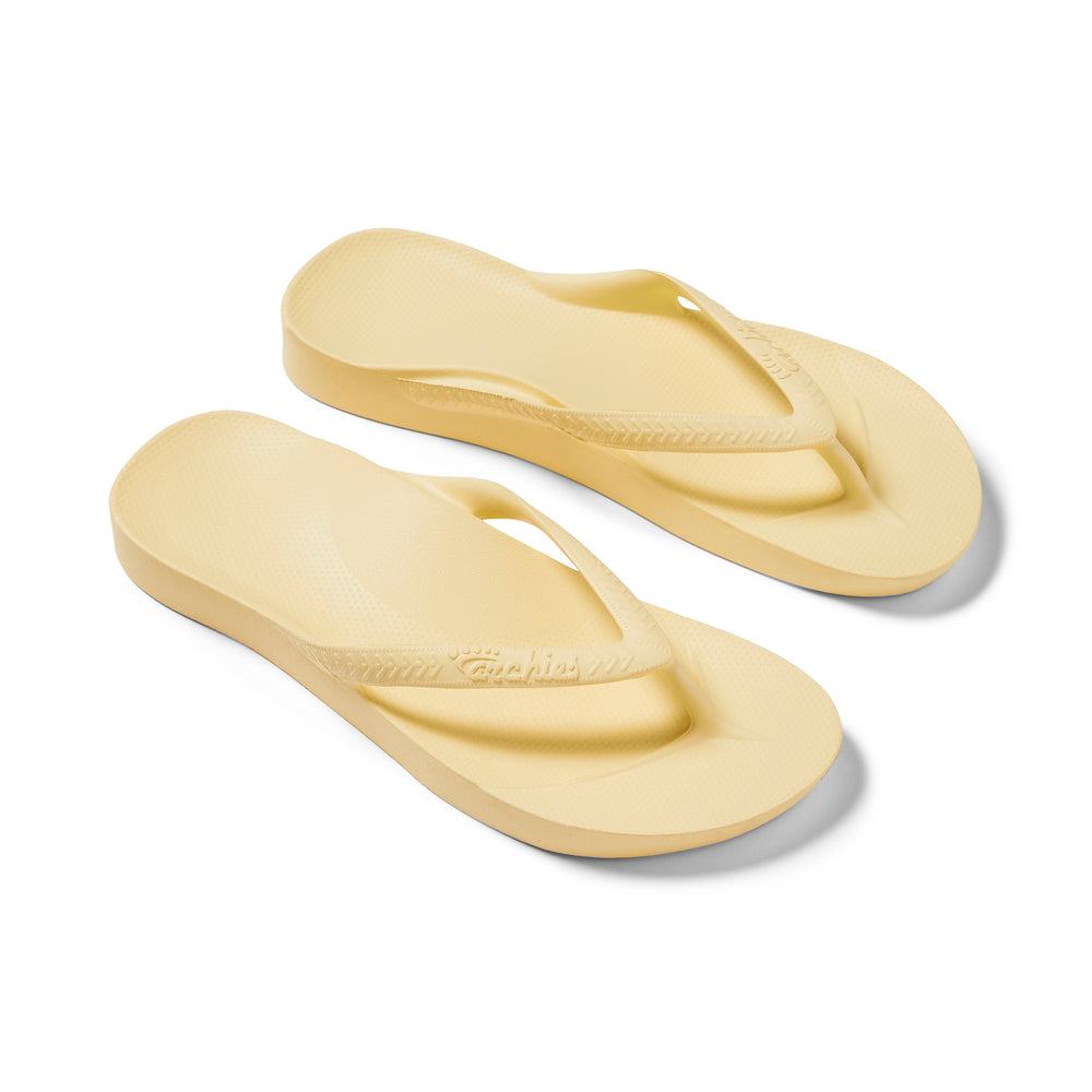 Archies Arch Support Jandals - Lemon - Good Thing