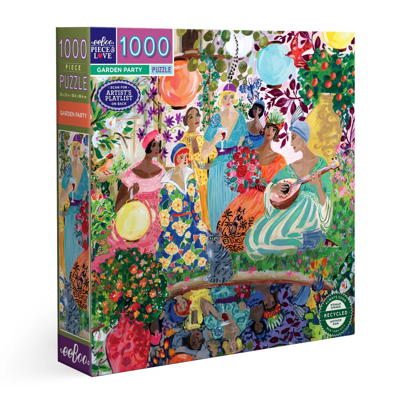 Eeboo Garden Party Puzzle 1000 pieces Good Thing