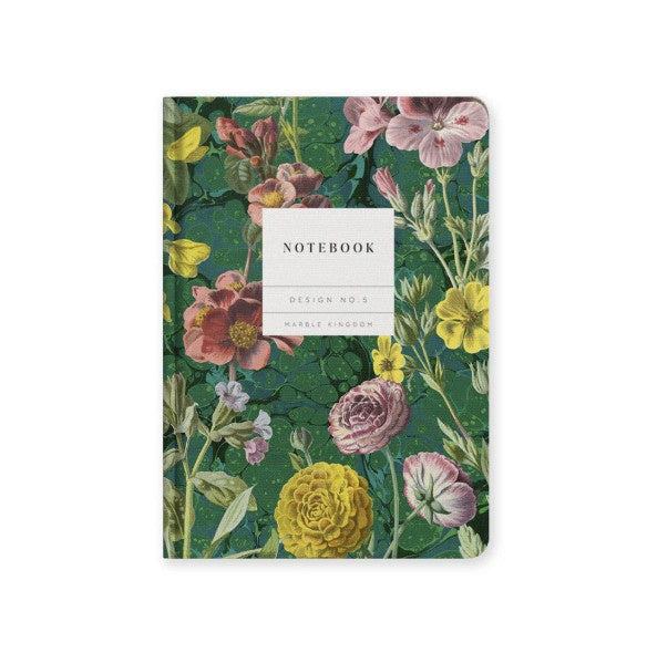 Kaleido A5 Hardback Notebook - Marble Botanical - Good Thing