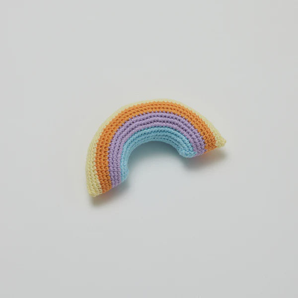 Over The Dandelions Crochet Rainbow Rattle - Good Thing
