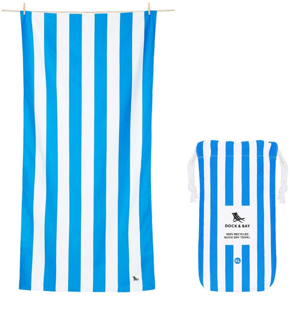 Dock & Bay Beach Towel XL - Bondi Blue - Good Thing